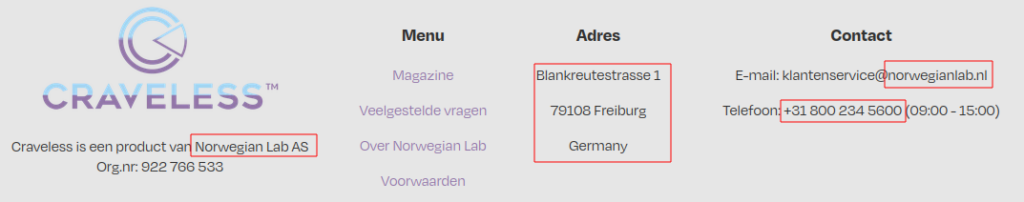 PAS OP: craveless-burncomplex.nl ongevraagd abonnement! - Webshopchecker